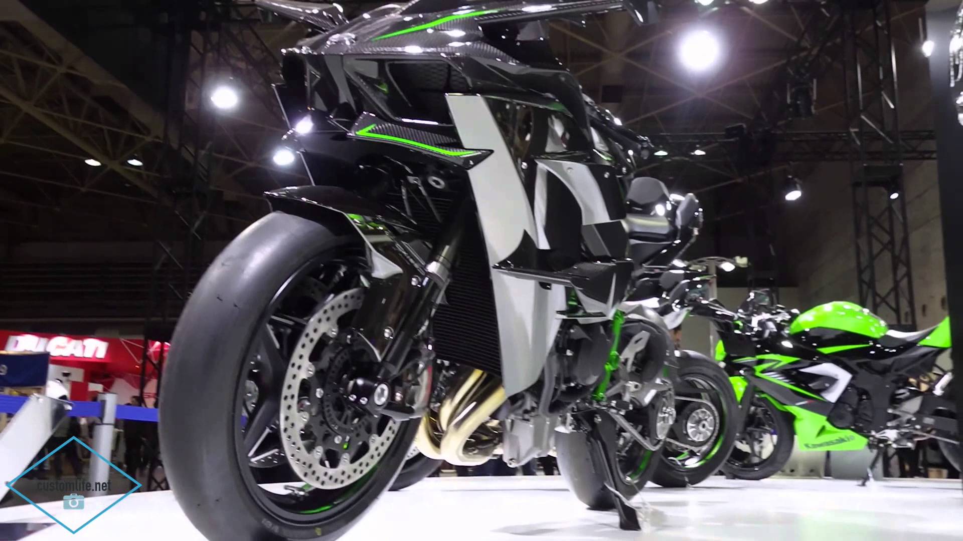 [モーサイ2015] Kawasaki Ninja H2/H2R - カスタムライフ
